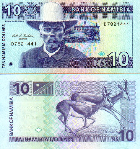 Namibia - Namibian Dollar Bank Note Currency Image Gallery - Banknotes ...